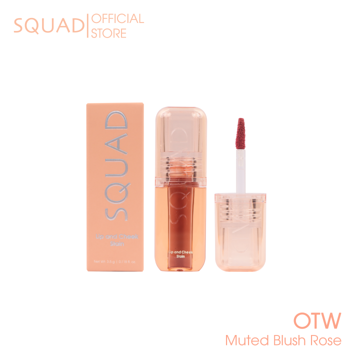 Squad Cosmetics Lip & Cheek Stain in OTW | Lazada PH