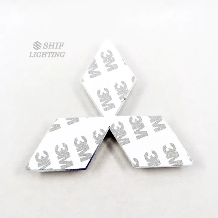 1 x ABS Chrome MITSUBISHI Car Auto Trunk Emblem Badge Sticker Decal ...