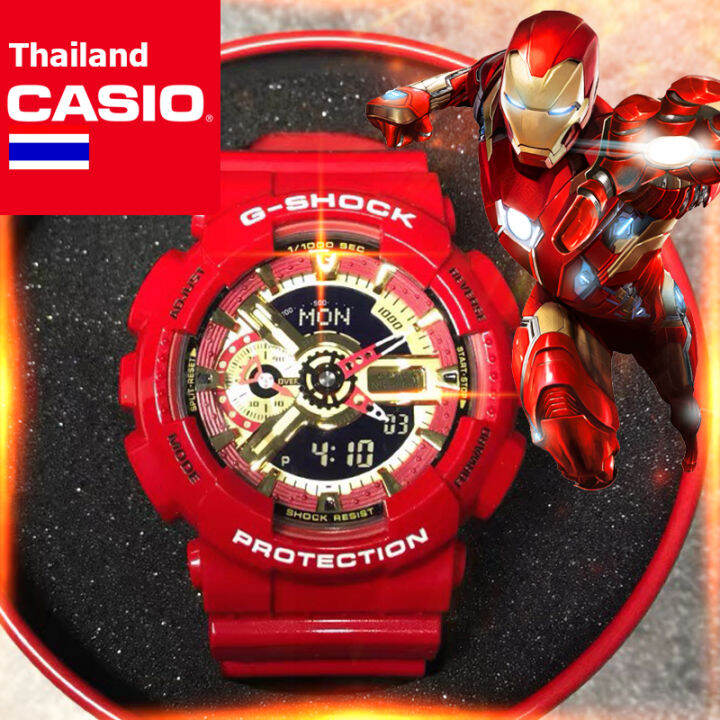 ST200/นาฬิกา Casio G-Shock รุ่น GA-110-1B นาฬิกาผู้ชายสายเรซิ่นสีดำ ...