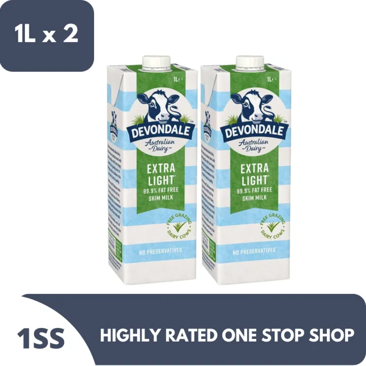 Devondale Australian Dairy Extra Light Fat Free, 1L x 2 | Lazada PH
