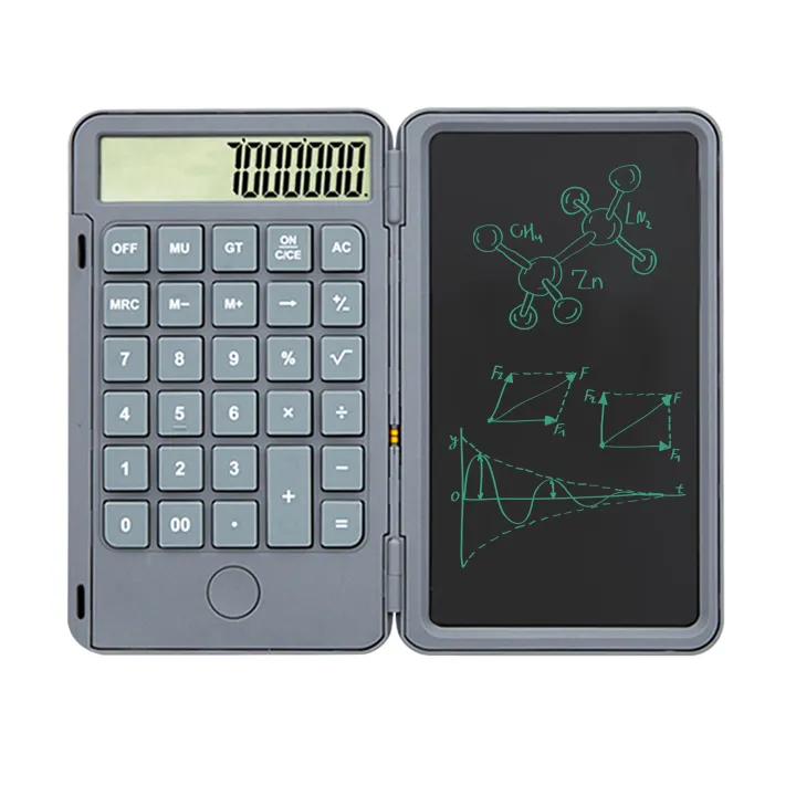 KKmoon Calculator with 6inch Writing Tablet Portable Foldable Smart ...