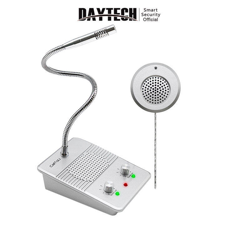 Daytech Window Speaker Intercom Sliver System Anti Interference Intercommunication Talk Through