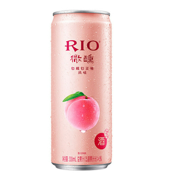 Rio 锐澳 3度微醺 预调鸡尾酒 白桃白兰地 Peach Brandy 330ml | Lazada