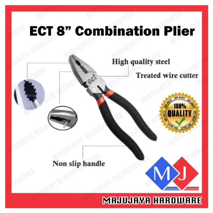 ECT High Quality 8 INCH 8" Combination Plier Diagonal Plier Playar ...