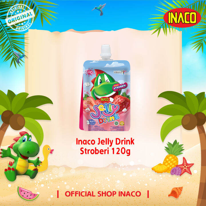 Inaco Jelly Drink Strawberry 120 ml | Lazada Indonesia