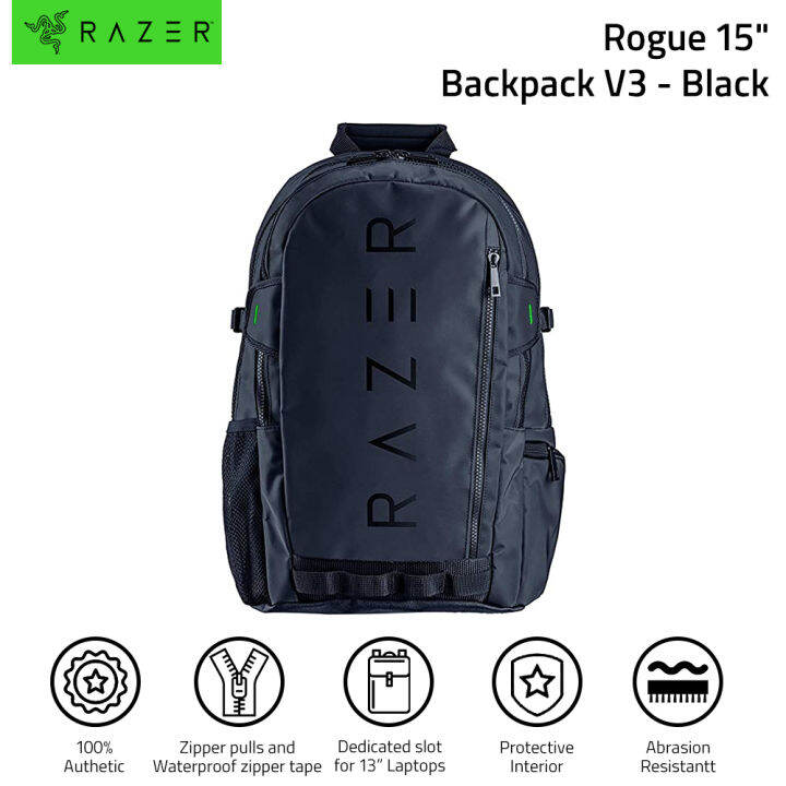 RAZER Rogue 15" Backpack V3 Compact Travel Backpack with 15" Laptop ...