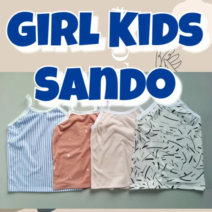 GIRLS SANDO (6 PCS) | Lazada PH