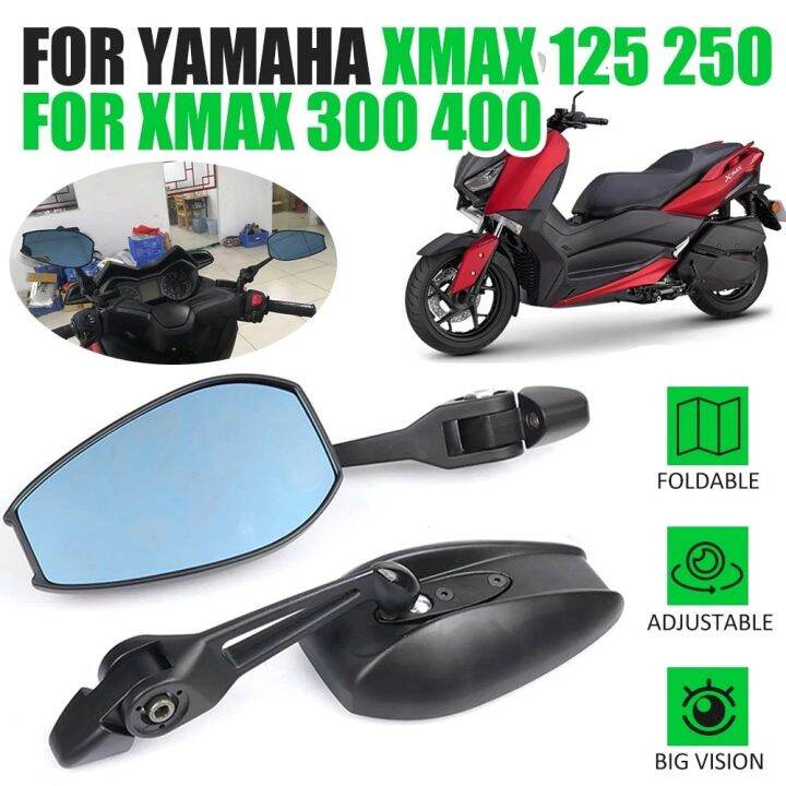 Motorcycle Side Rearview Mirrors For Yamaha XMAX 300 XMAX300 XMAX250 ...