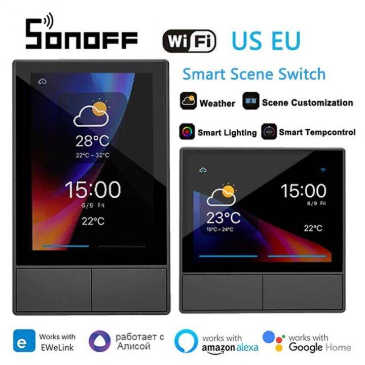 SONOFF Ewelink NSPanel EU/US Wifi Smart Switch Interruptor Touch Screen ...