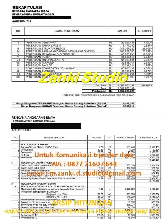 Pembuatan RAB Rumah dan Ruko | Lazada Indonesia