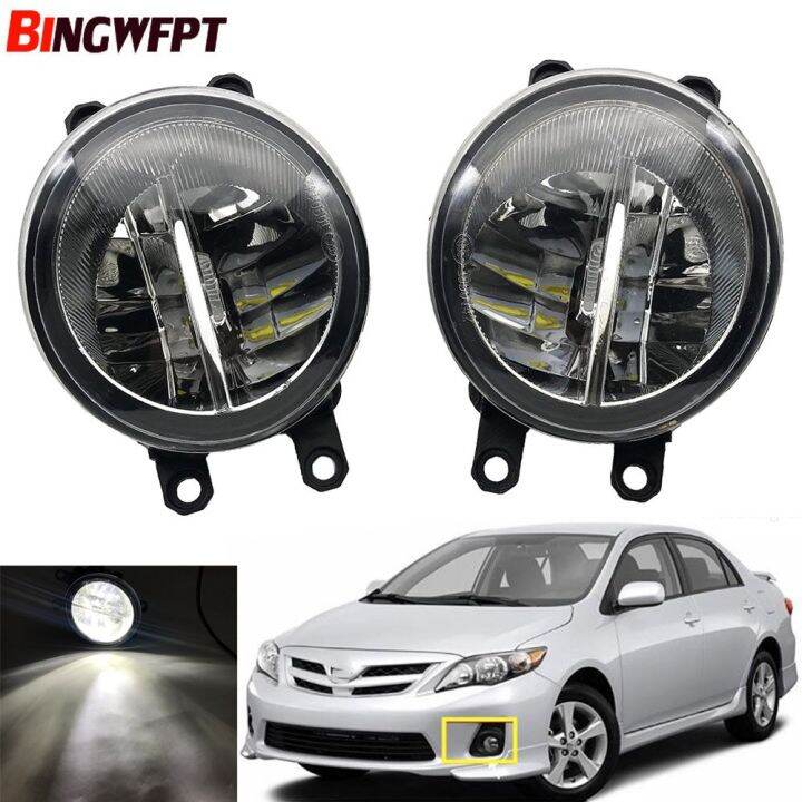 LED Fog Lights For Toyota Corolla For Toyota Verso 2003-2014 Fog Light ...