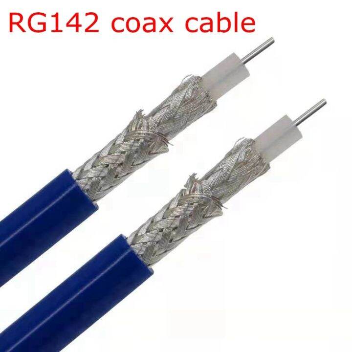 Blue Soft RG142 RG-142 SFF-50-3 Double Shielded RF Coaxial Cable ...