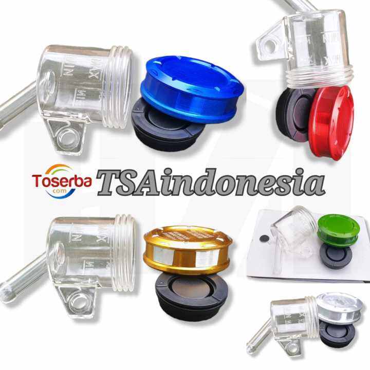Tabung Tempat Oli Minyak Rem Motor Variasi CNC Honda / Yamaha | Lazada ...