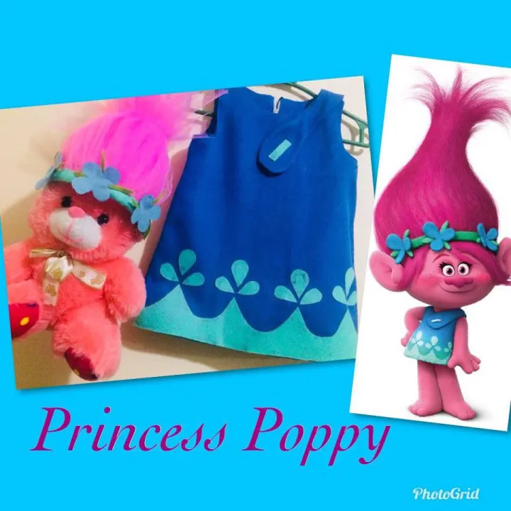MTO trolls princess poppy costume | Lazada PH