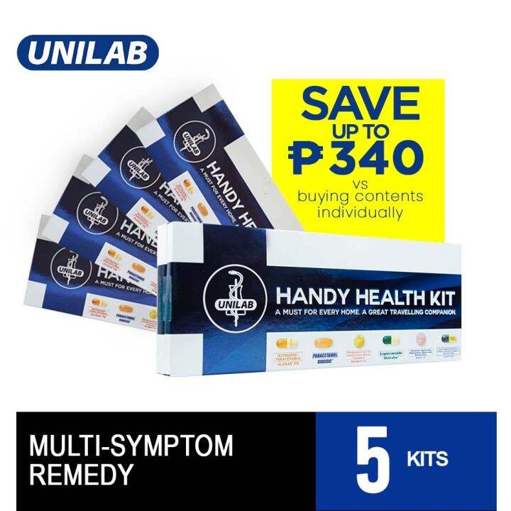 The new 2022 Handy Health Kit (the Unilab First Aid Kit for Medical ...