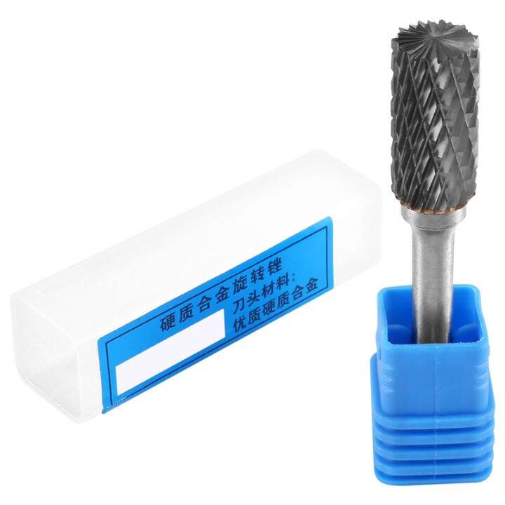 Tungsten Carbide Burr Double Cut Rotary Tool Die Grinder Bits,1/4 Inch ...