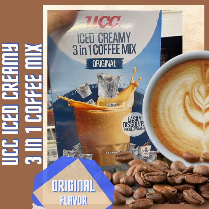 UCC Iced Creamy 3-in-1 Coffee Mix 10 x 25g | Lazada PH