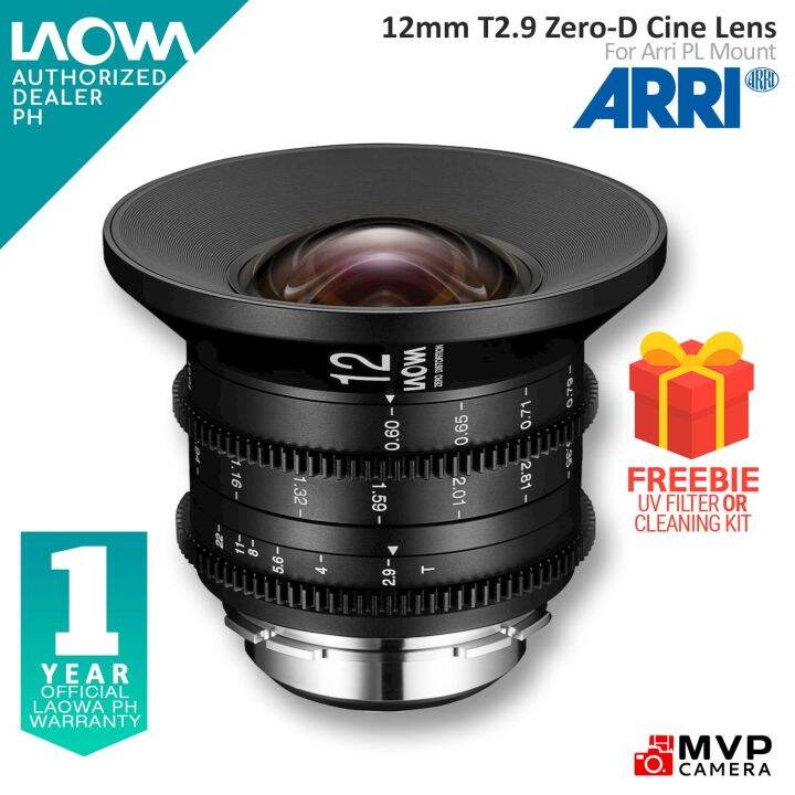 Venus Optics Laowa 12mm T2.9 Zero-D Cine Lens PL Mount MVP CAMERA ...