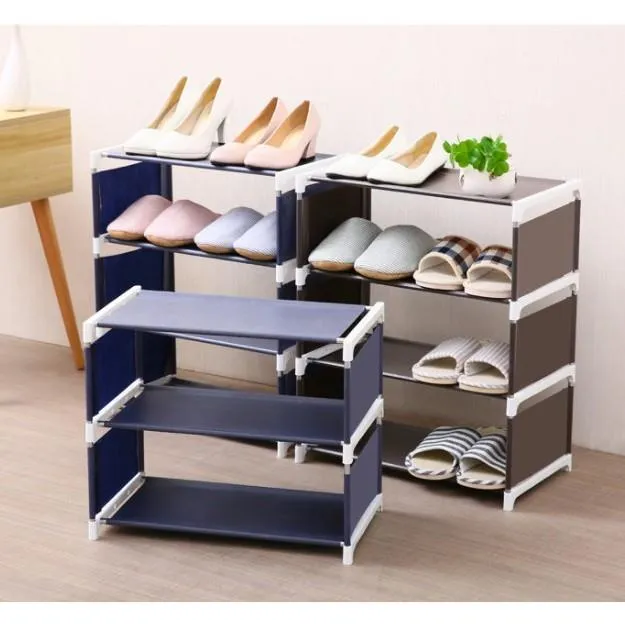COD 3-5 layers non-woven fabric shoe Storage Rack Removable | Lazada PH
