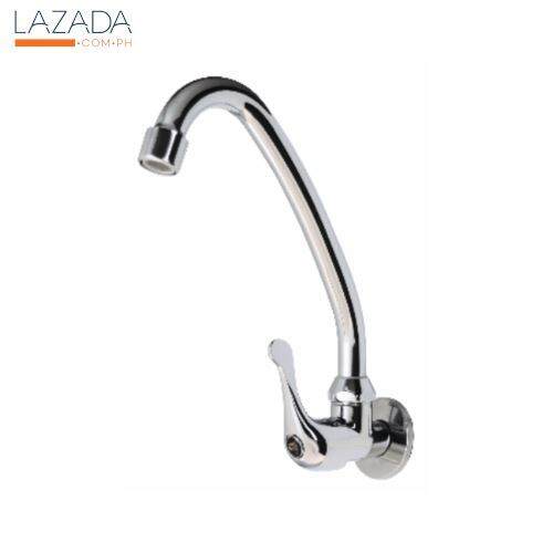 - ก๊อกเดี่ยวซิงค์กำแพง H-5201 สีโครเมี่ยม ( ( รับประกันคุณภาพ ) ) | Lazada.co.th