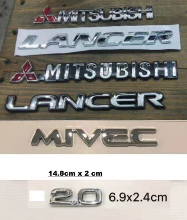 Emblem LANCER For Mitsubishi | Lazada