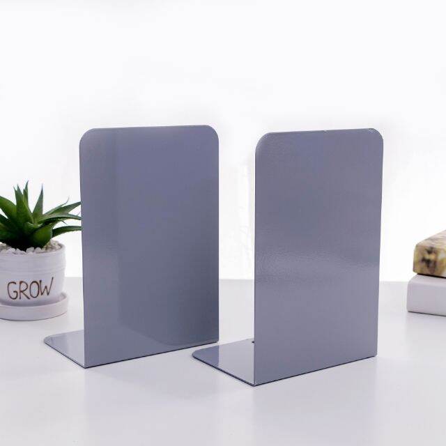 Doti ฉากกั้นหนังสือตัว L ที่กั้นหนังสือโลหะ 1คู่ (2ชิ้น) ที่คั่นหนังสือ ...