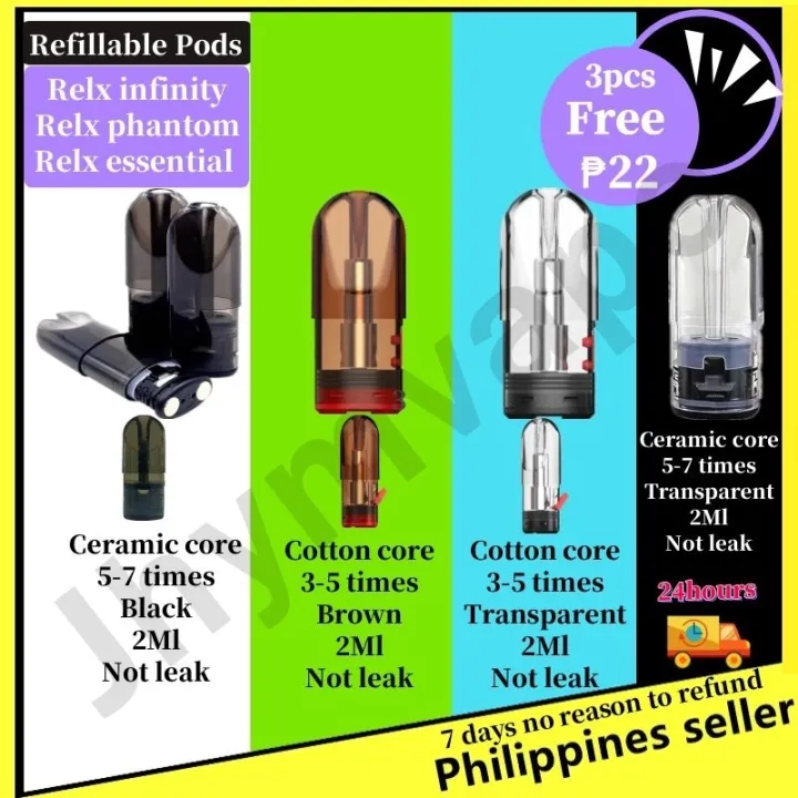 Refillable Pods Relx infinity Relx phantom essential Rlex Pod Refillabl ...