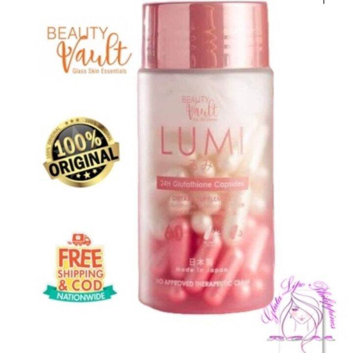 ORIGINAL Lumi Lumina Glow 24H Glutathione Capsules (60capsules) | Lazada PH