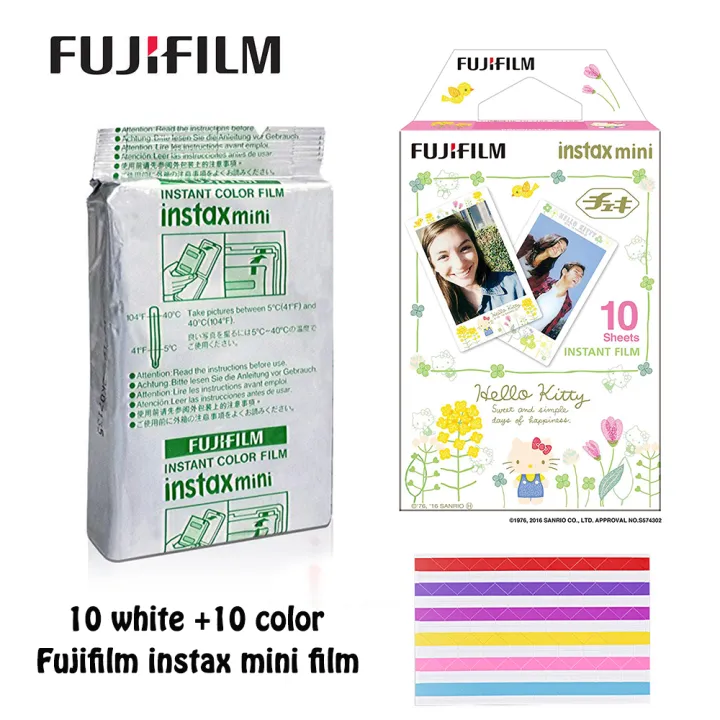 Fujifilm Instax Mini Fillm Plain White + Hello Kitty Film for FujiFilm ...