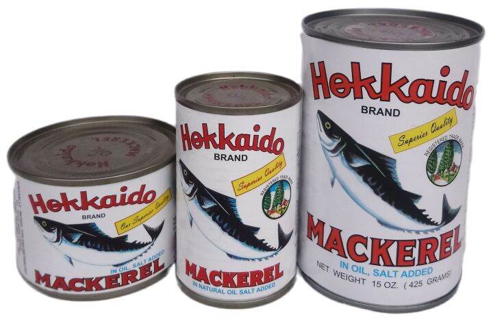 E & E | Hokkaido Mackerel In Oil, Salt Added in 155g, 200g and 425g Can | E and E General ...