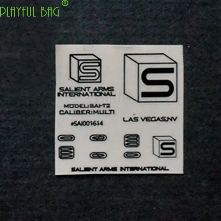 Sports SAI GRY gel water waterproof DIY metal sticker Jinming 8 M4 SCAR ...