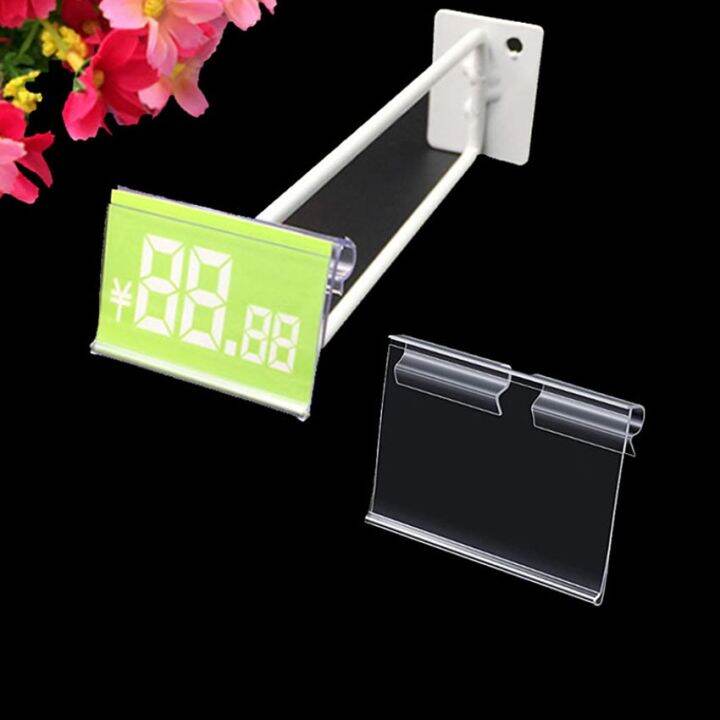 30Pcs/Set Label Display Harga Acrylic Akrilik Price Tag Label Harga ...