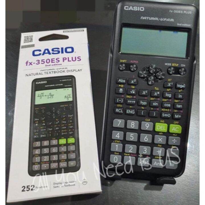 Casio FX-350ES PLUS fx350ES PLUS 350ESPLUS Scientific Calculator | Lazada PH