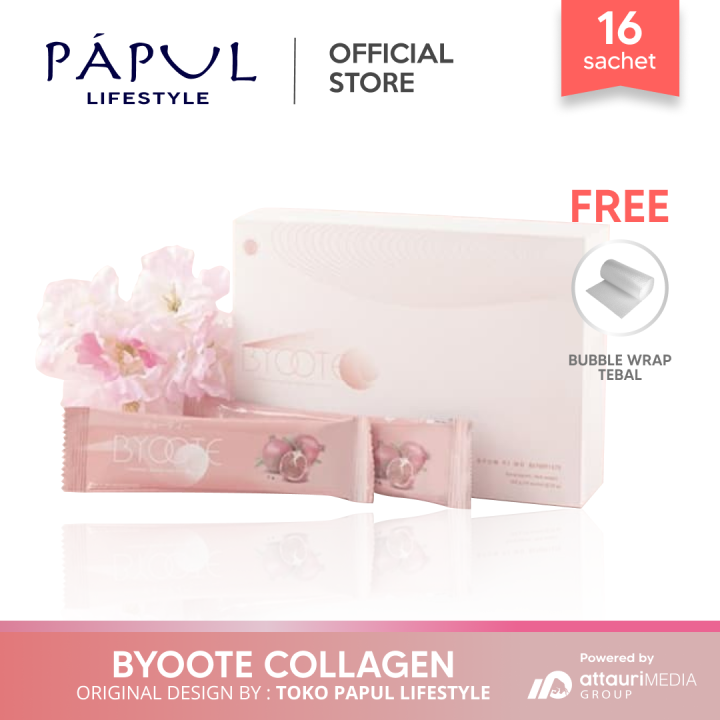 BYOOTE COLLAGEN ORIGINAL (KEMASAN BOX ISI 16 SACHET) | PAPUL LIFESTYLE ...