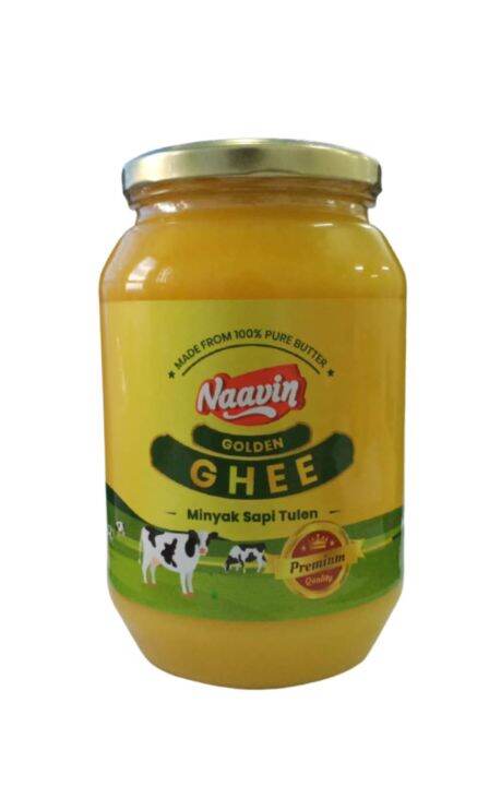 Naavin Golden Ghee Made From 100% Butter - Minyak Sapi Tulen - 800gm ...