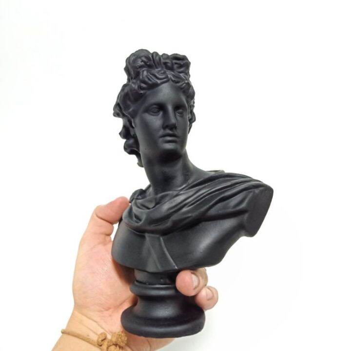 Nordic Apollo Bust Greek Statue Vintage accent (19cm) (NOT VASE) (pure ...