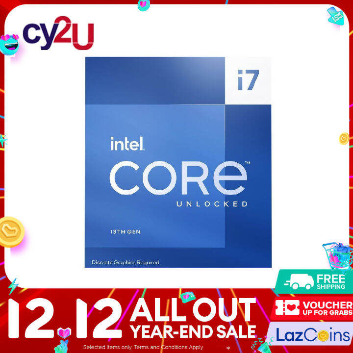 Intel Core i7-13700KF 13th Gen Socket LGA1700 3.4GHz Up to 5.4GHz Desktop Processor | Lazada