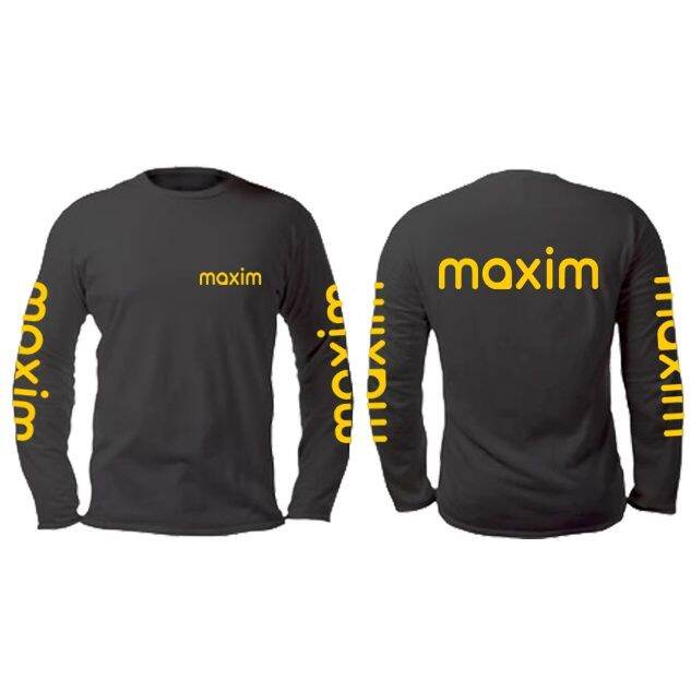 Maxim Express Rider Delivery na pang Drifit Long Sleeve uniform shirt ...