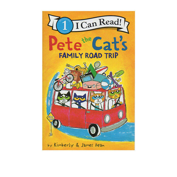 Pete the cat's family road trip in English original Pete the cat I can ...