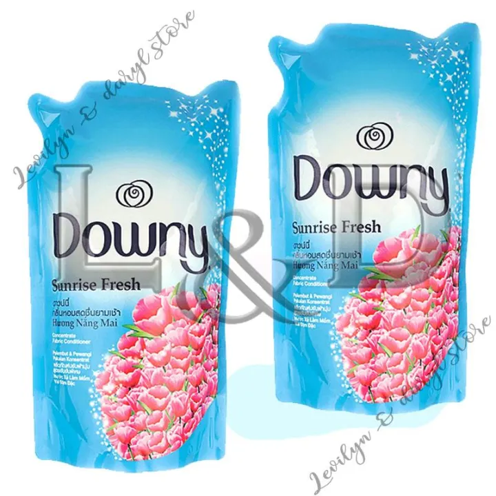 Downy Fabcon Sunrise Fresh 1.6L x 2 packs | Lazada PH