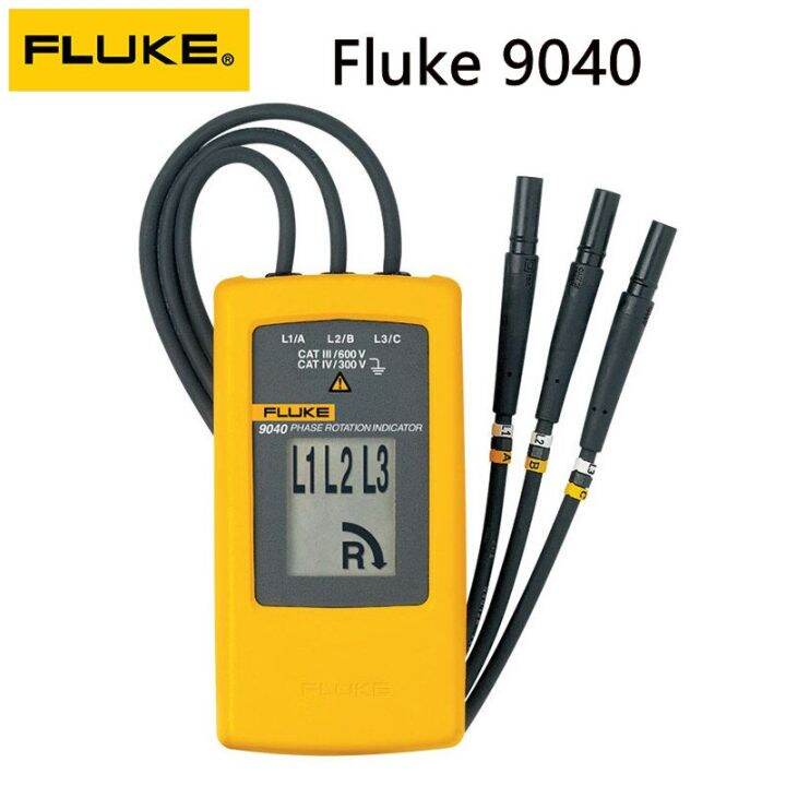 FLUKE 9040 Digital Display Phase Rotation Indicator Tester Meters Three ...