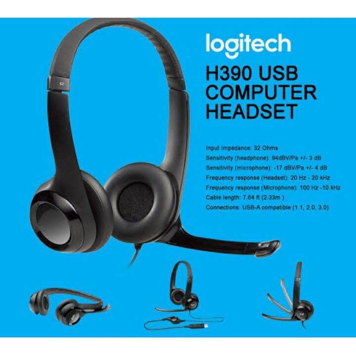 LOGITECH H390 USB HEADSET | Lazada PH