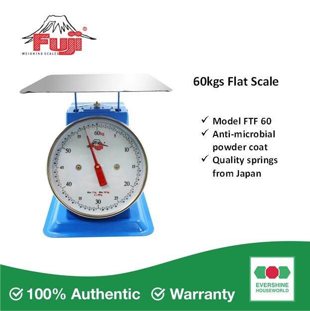 FUJI 60 KGS FLAT TABLE SCALE FTF-60 | Lazada PH