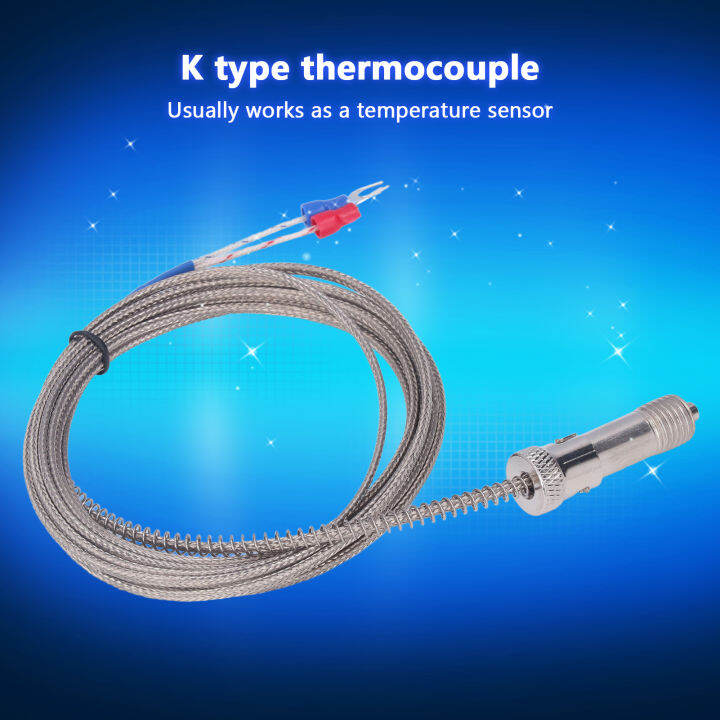 Spring Thermocouple Stainless Steel Simple Fast Thermal Response M12 K ...