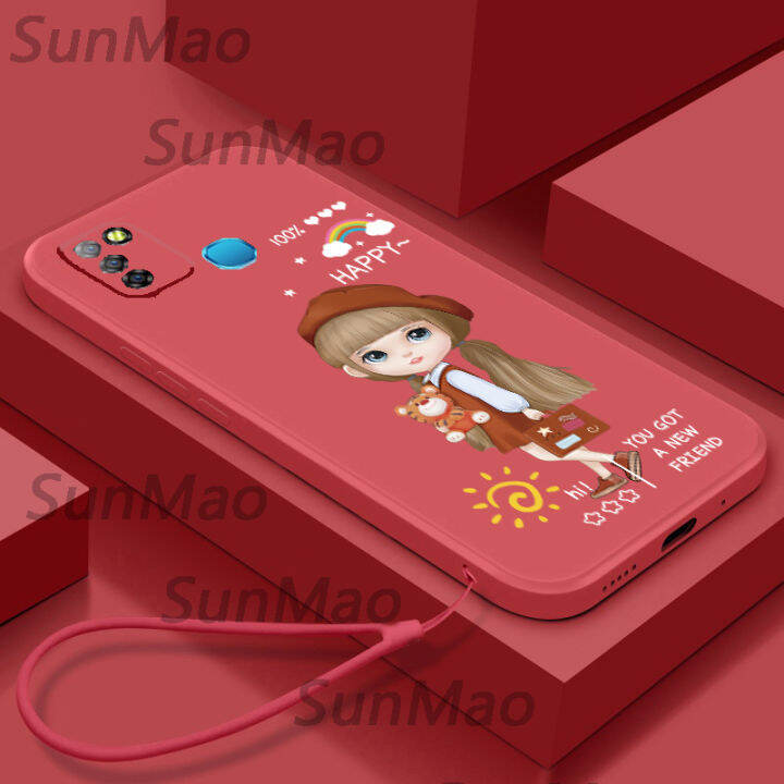 For Infinix Smart 5 Phone case Silicone Soft Shell Protection Bear ...