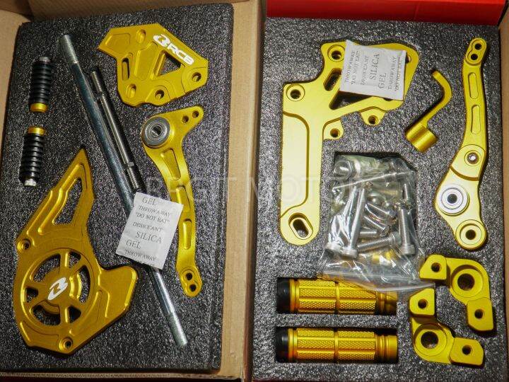 RCB Racing Boy Single shifter footrest s2 v2 for yamaha sniper 150 155 ...