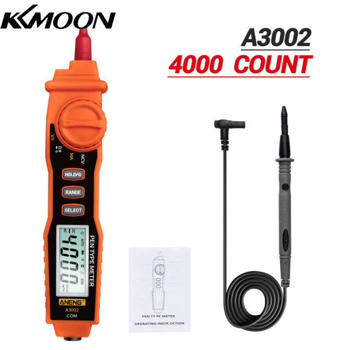 KKmoon ANENG A3002 Pen Multimeter 4000 Counts Digital Multimeter Pen ...