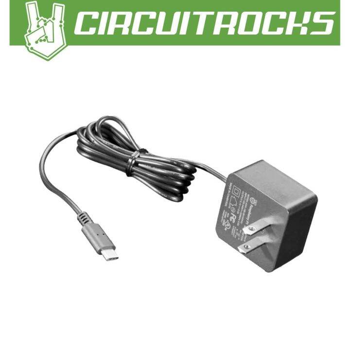 ♣Raspberry Pi 4 Official Power Supply 5.1V 3A With USB C 1.5 Meter Long ...