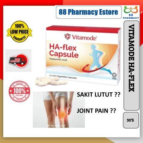 VITAMODE HA-FLEX CAPSULE HYALURONIC ACID 3X10'S (BARCODE REMOVED) | Lazada