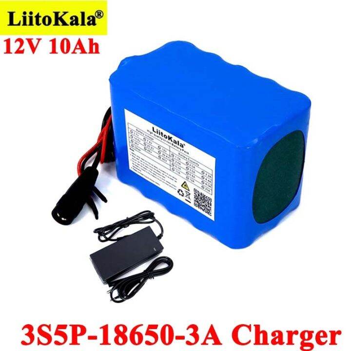 Liitokala 12v 10ah 18650 Li Lon Battery Pack 10000mah With Bms For